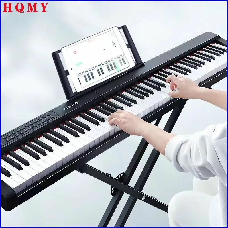 Эксклюзивное цифровое пианино S102, 88 клавиш, черный цвет с Bluetooth