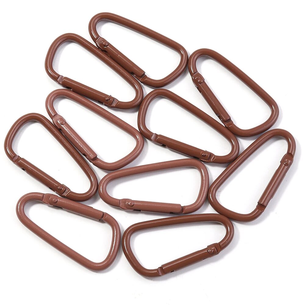 Коричневые карабины 10 шт, Deep Brown