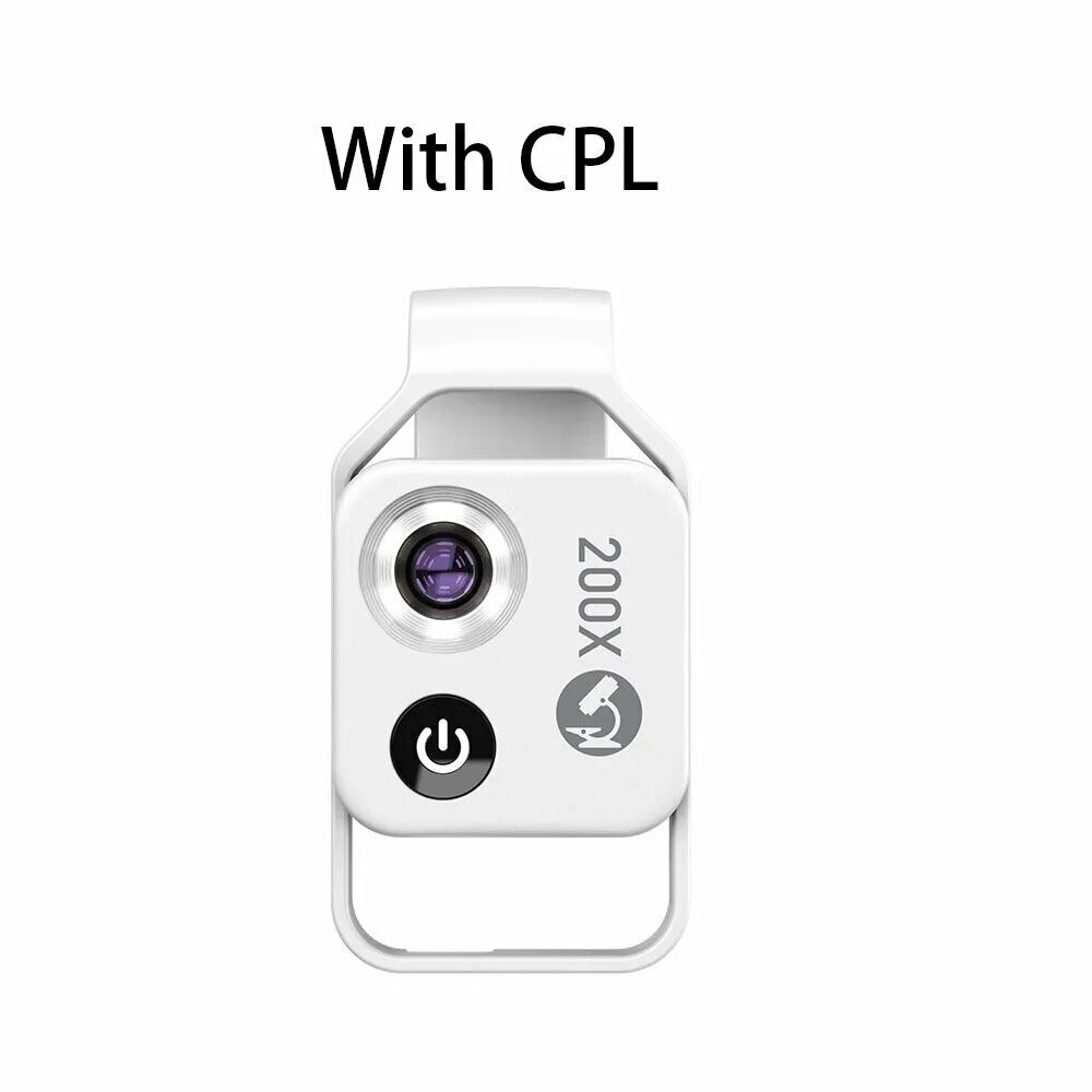 APEXEL 200x Увеличение Микроскоп Объектив с CPL Съемная светодиодная лампа Макро объектив Для смартфонов таких как IPhone и Samsung