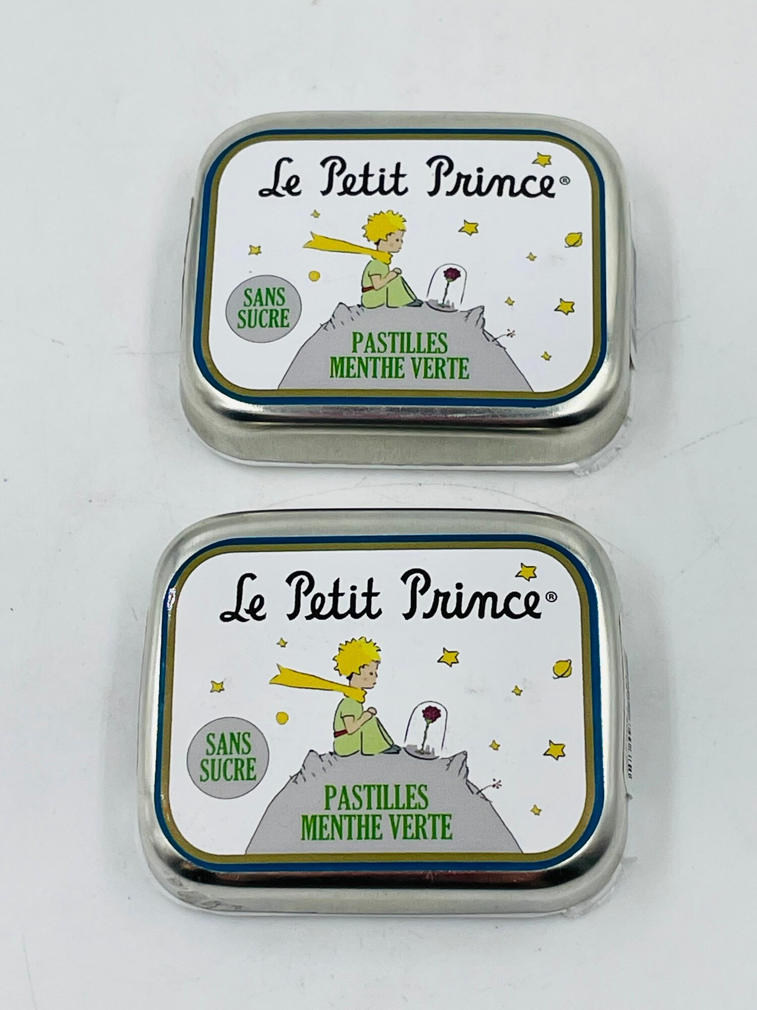 Леденцы освежающие RENDEZ VOUS Маленький принц, без сахара со вкусом мяты, 2 уп. по 10 г (Франция)