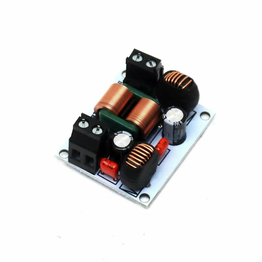 8А Автомобильный аудиофильтр питания постоянного тока LC EMC для усилителя, фильтр высокочастотных шумов