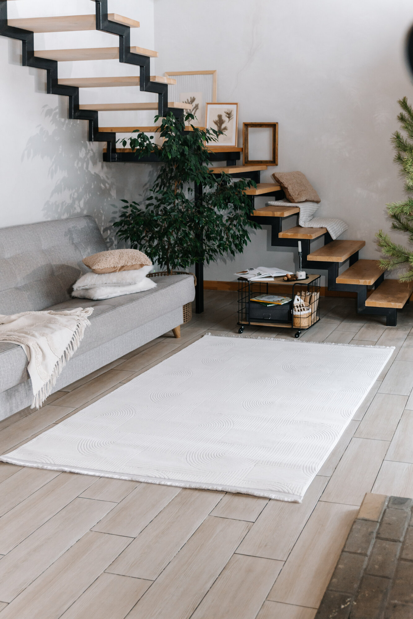 Ковер 200х250 комнатный для спальни кухни большой гипоаллергенный