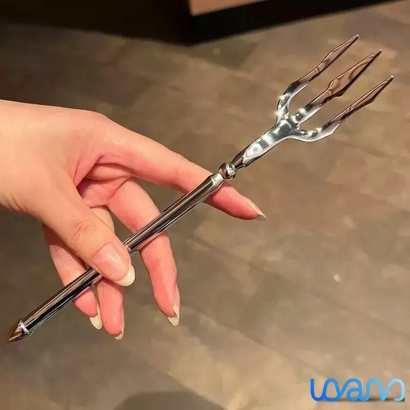 Столовая вилка серый металлик 1 предмет