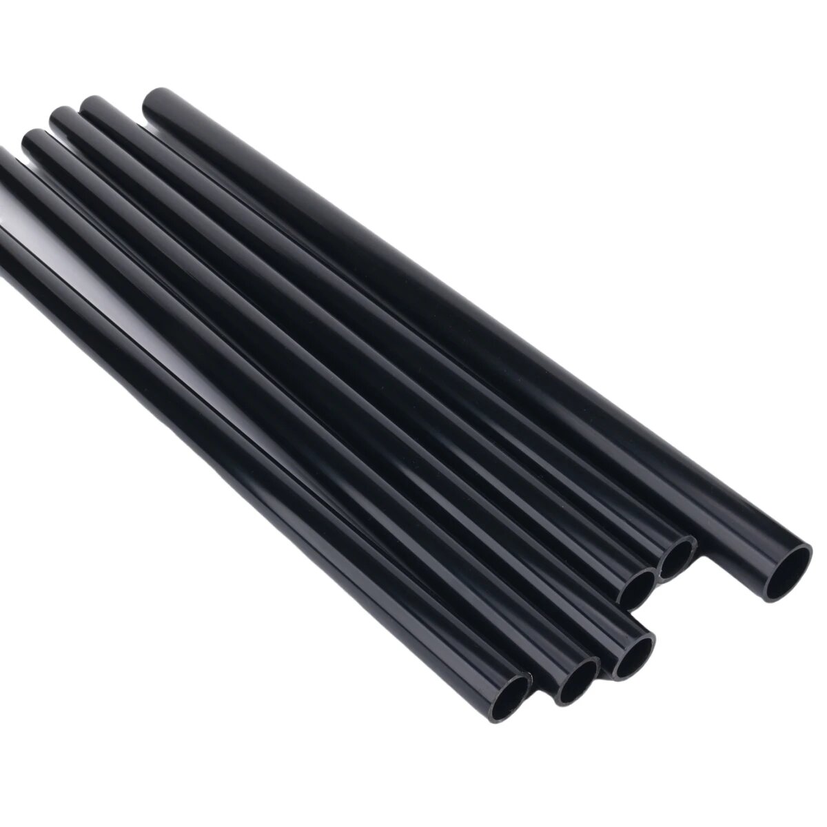 Черная ПВХ труба 50 см UP-CLOUD для аквариума Outer diameter 25mm