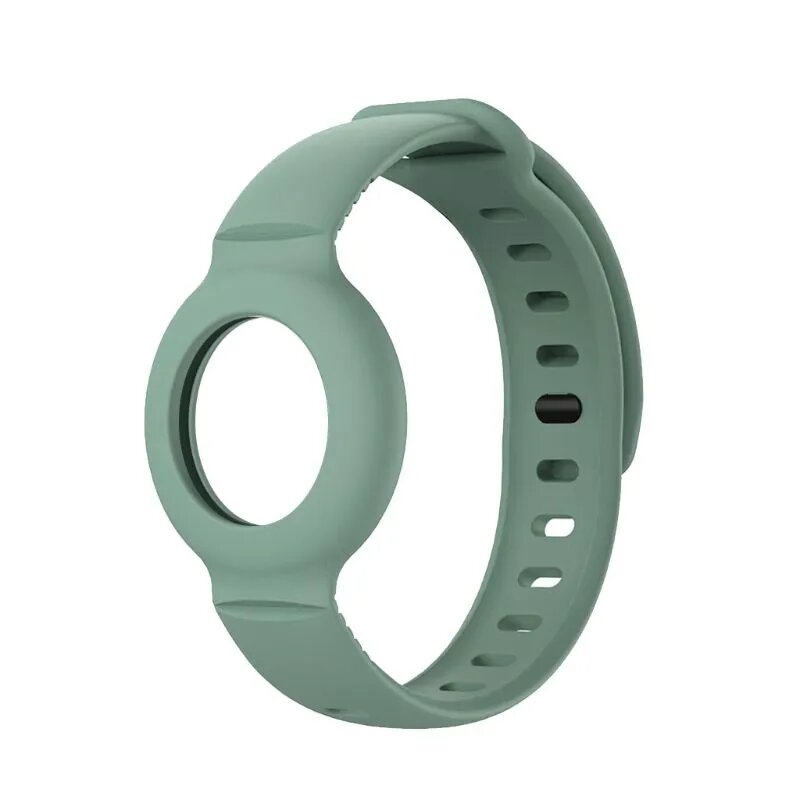 (1х) Защитный чехол для Apple AirTag Anti-Loss AirTag Bracelet Case - Pine Needle Green