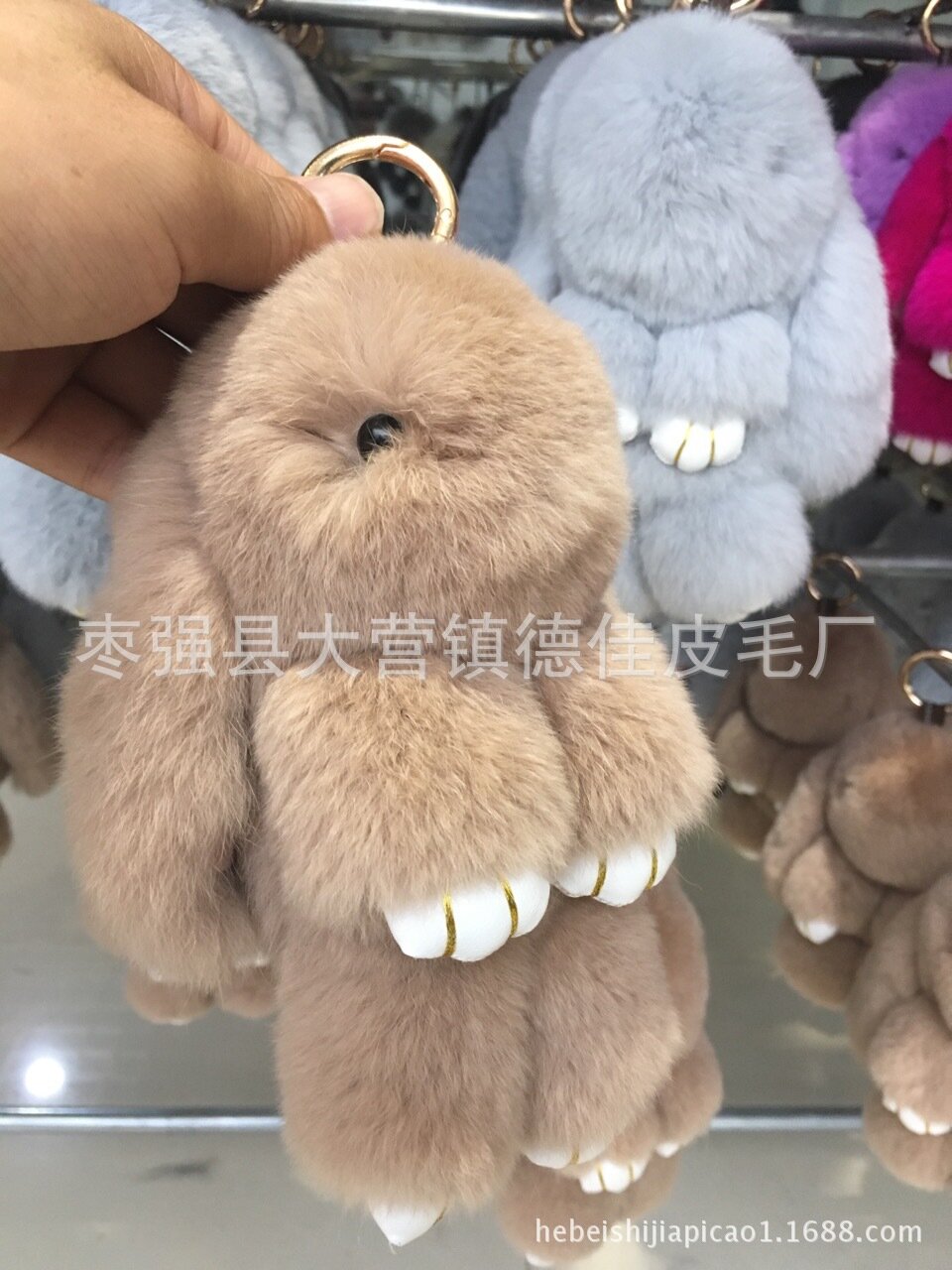 Прямые продажи с фабрики 18cm года, большой кулон из меха кролика рекса, сумка для кролика, универсальная сумка для автомобиля, цветная искусственная кроличья шкура