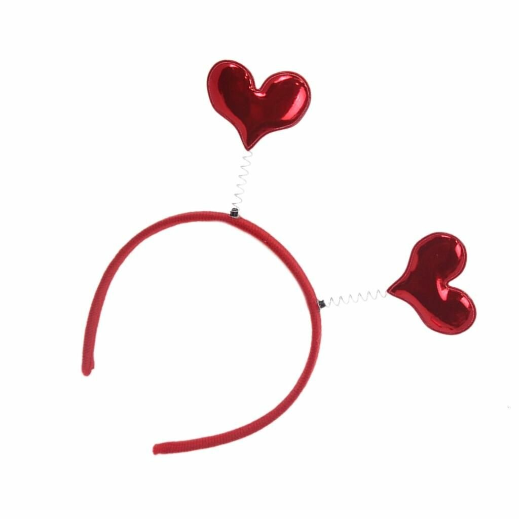 Милый ободок с пайетками в форме сердца для подростков и женщин, - Повязка на голову с весенней любовью