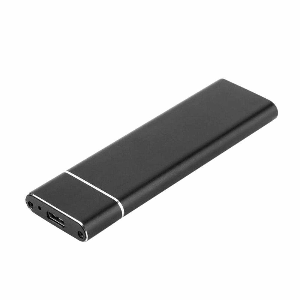 Конвертер-адаптер для SSD M.2 NGFF 6Gbps в USB 3.1 Type-C, корпус для жесткого диска M2 SSD Type-C, черный, серебристый, материал алюминиевый сплав, размер 100*31*9мм, вес 55г, в комплект входят 1 корпус, 1 кабель данных, 1 отвертка