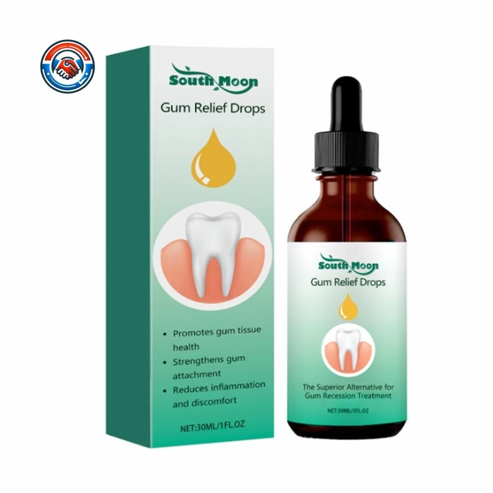 Капли для восстановления десен 30 мл, уход за полостью рта, снятие воспаления и волдырей, укрепление десен, натуральное средство для здоровья пародонта