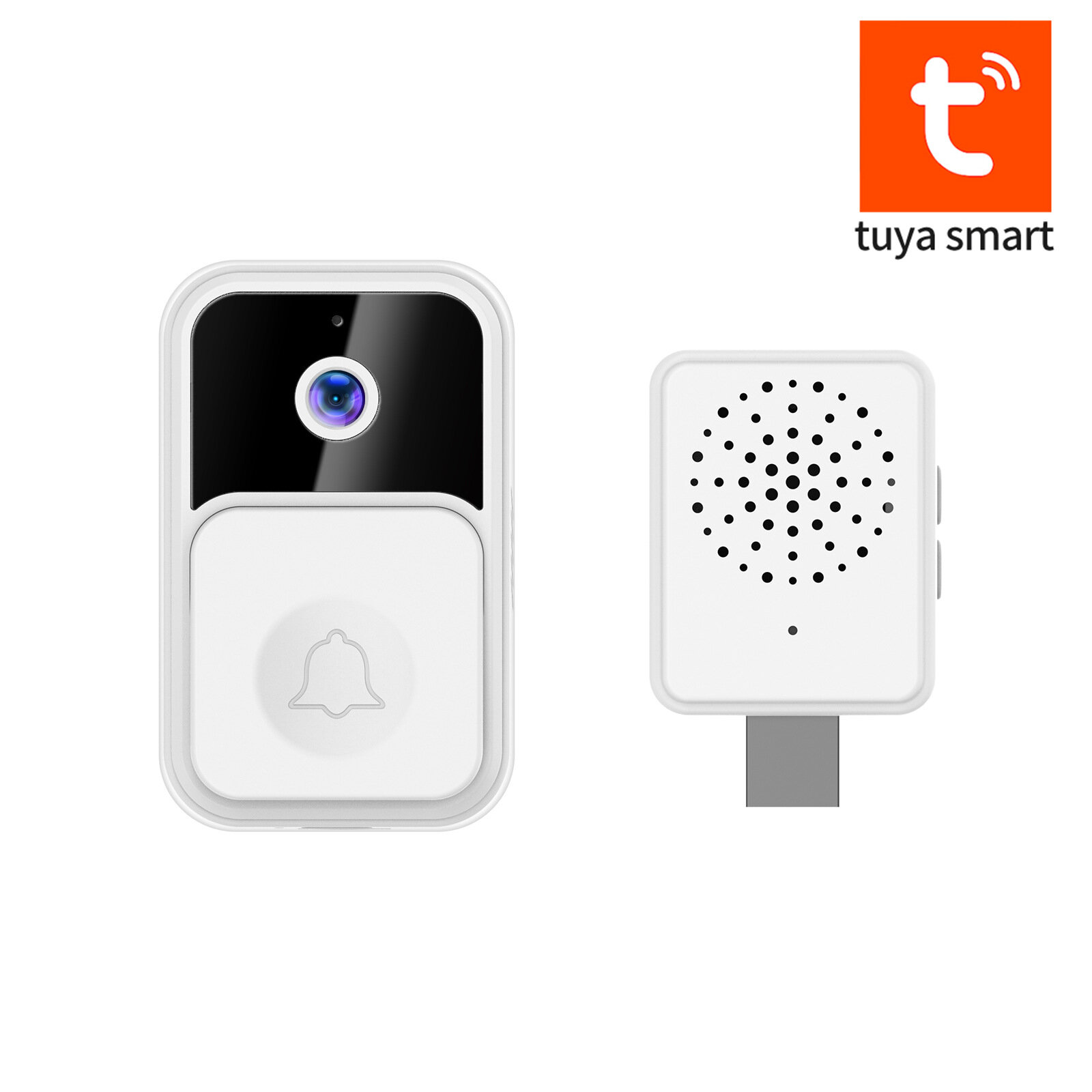 Видеодомофон TUYA с низким энергопотреблением, беспроводной Wi-Fi, HD, умная система безопасности для дома, интерком Tuya, кросс-бордер