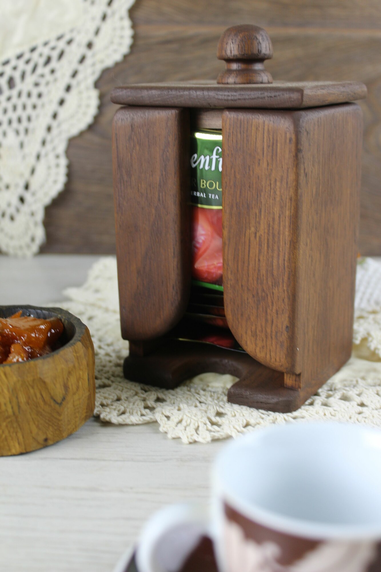 Подставка для чайных пакетиков малая шоколад