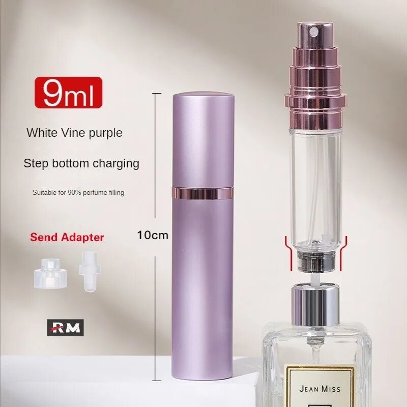 RM Флакон атомайзер для духов, 9 мл, Атомайзер, Нижняя заправка более удобна, дорожный, компактный, прочный