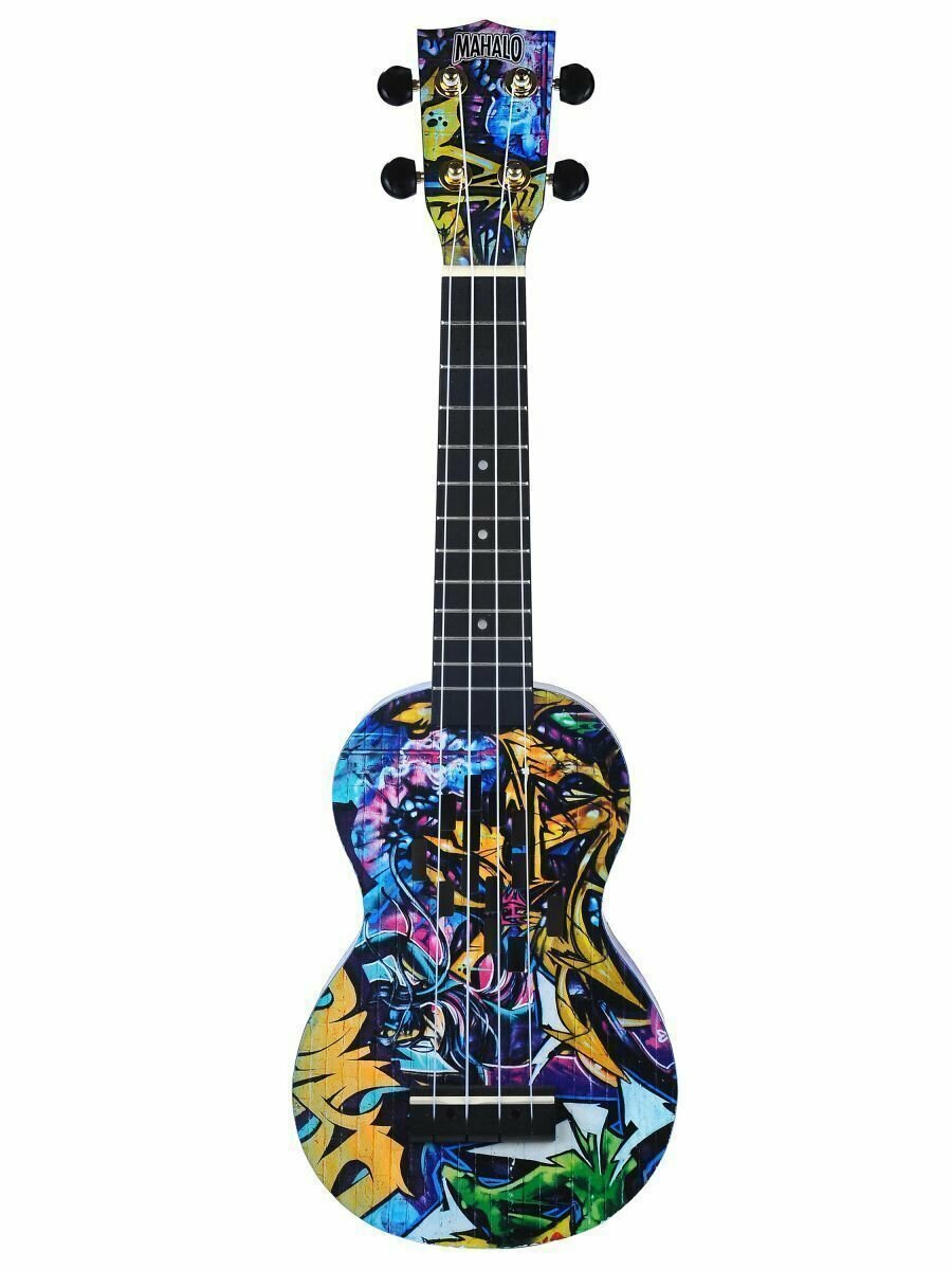 Mahalo MA1GR Укулеле сопрано с чехлом, цвет синий MA1GR