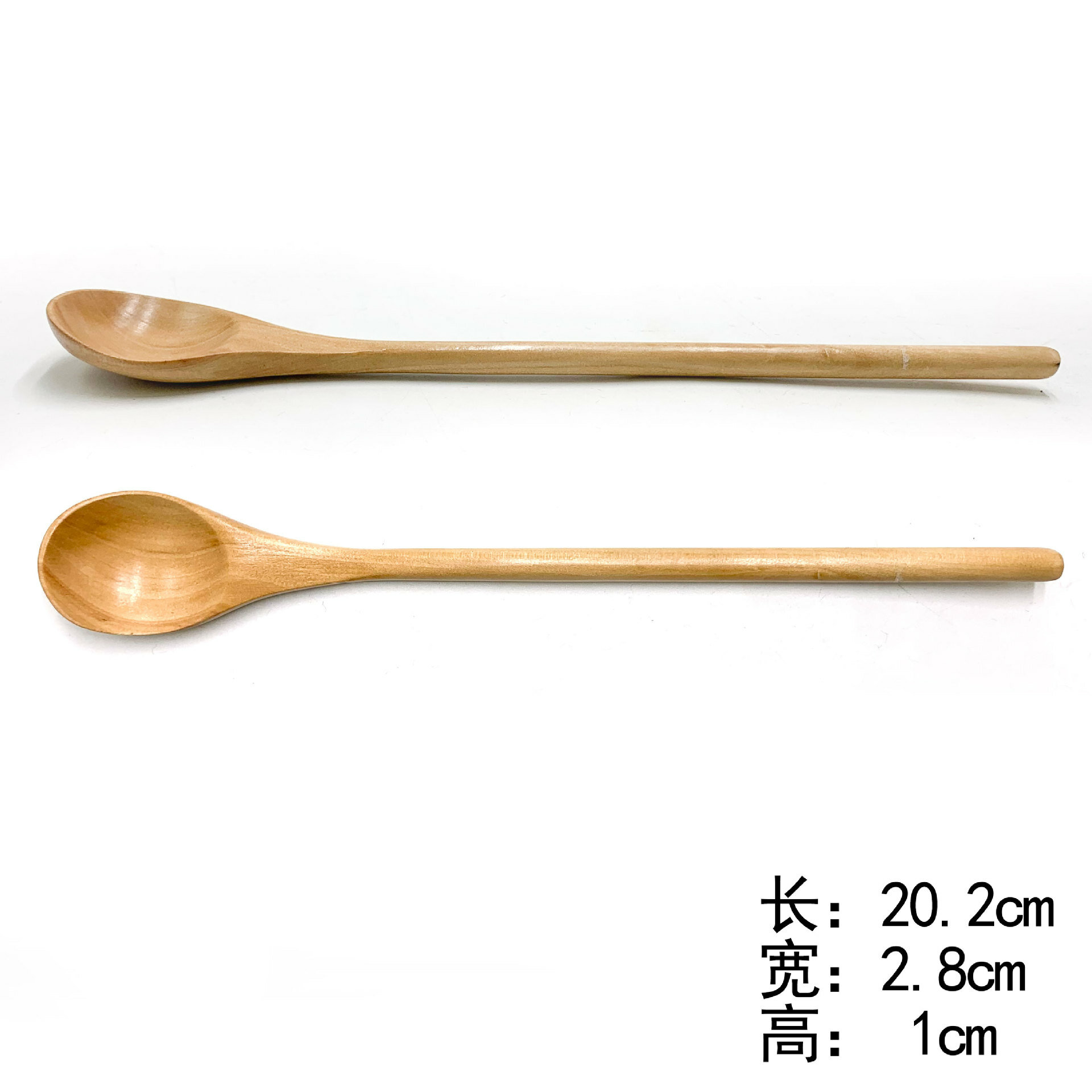 Оптовые маленькие ложки Haoyuan в японском стиле, детские ложки, ручная работа, деревянные ложки на веревке, вилки, маленькие деревянные ложки, которые можно гравировать логотипом