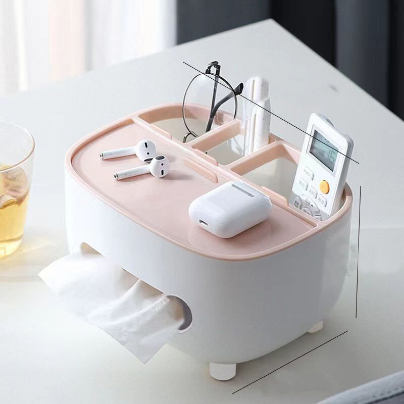 Коробка для салфеток для домашнего использования, кофейный столик в гостиной, креативная легкая роскошь для столовой, многофункциональная коробка для хранения салфеток на столе в спальне с пультом управления