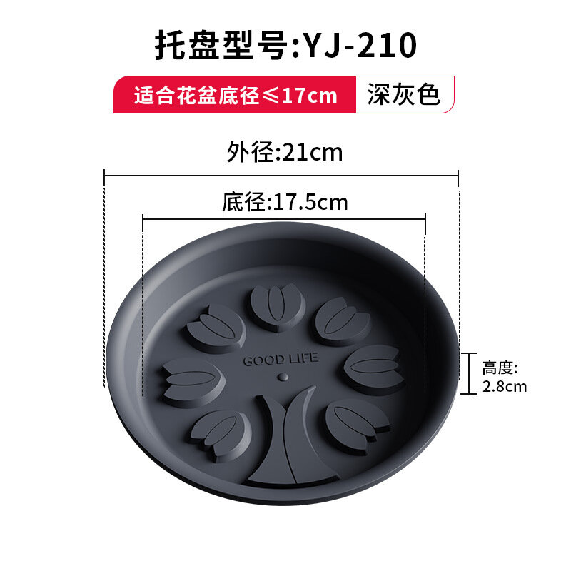 Дышащий поддон для цветочных горшков, пластиковый утолщенный поднос для цветов, основание из смолы, круглая подложка, поддон для сбора воды, дышащий поднос для цветочных горшков