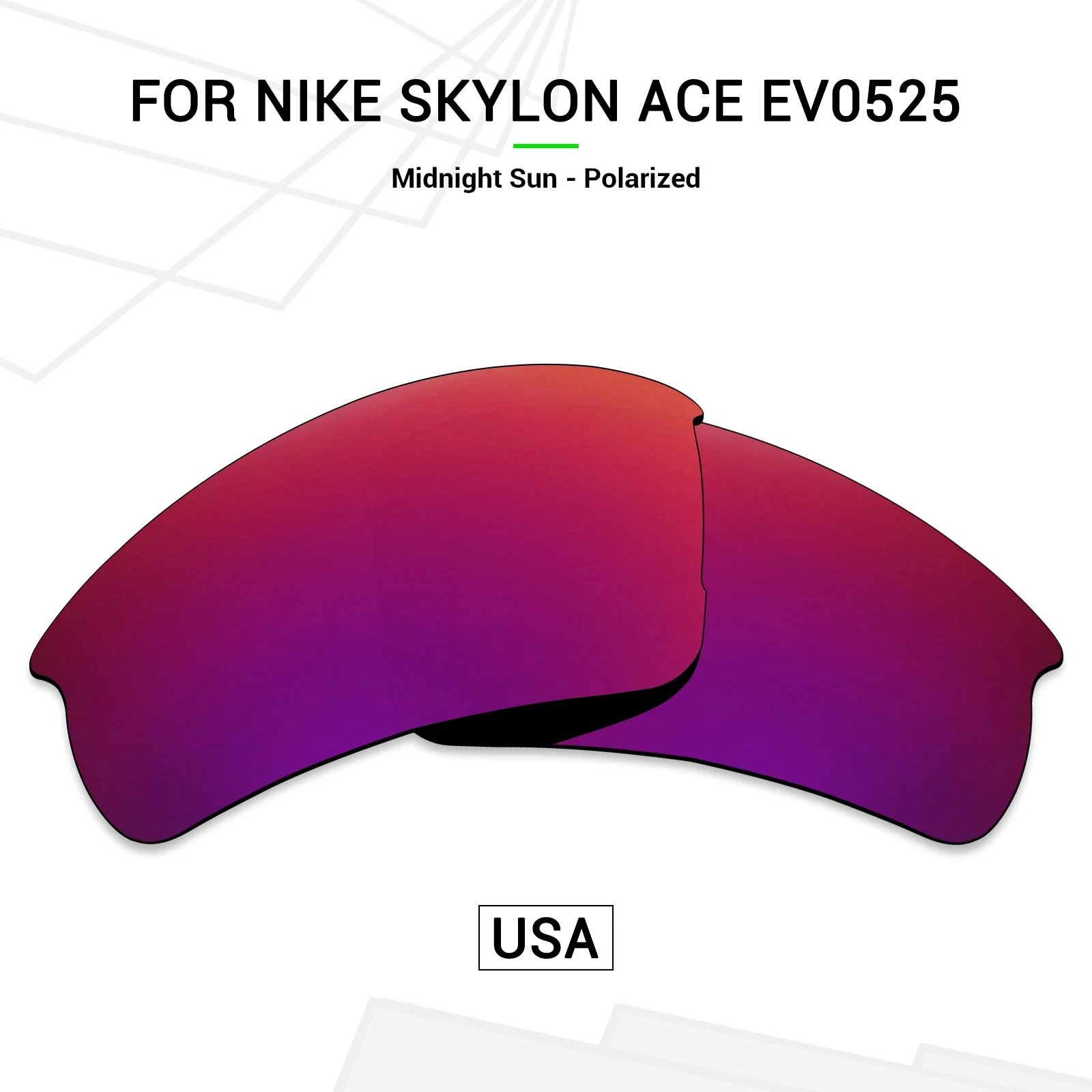 Сменные линзы SNARK POLARIZED для солнцезащитных очков Nike Skylon Ace EV0525 — несколько вариантов