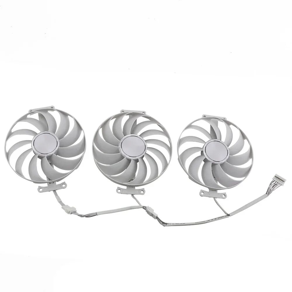 Видеовентилятор ZSUXTC CF1010U12S 95 мм белый для видеокарт RTX 3070 RTX3080 RTX3090 3-A-Fan