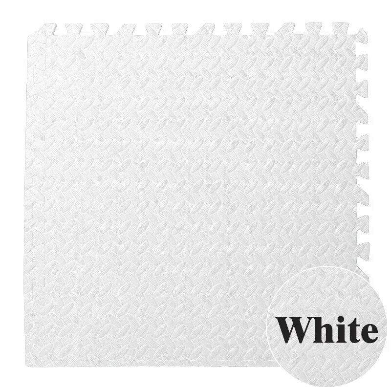 Детский коврик-пазл из ЭВА-пены Белый, 1pcs, White