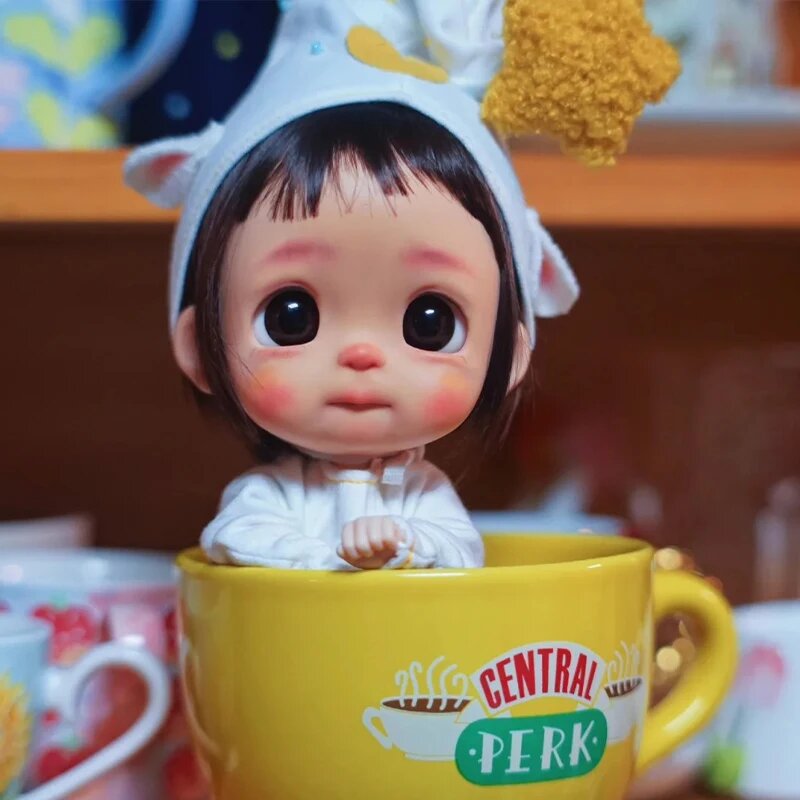 Шарнирная кукла Fangfang 1/6 резиновая голова makeup Nude Doll, Tan Skin