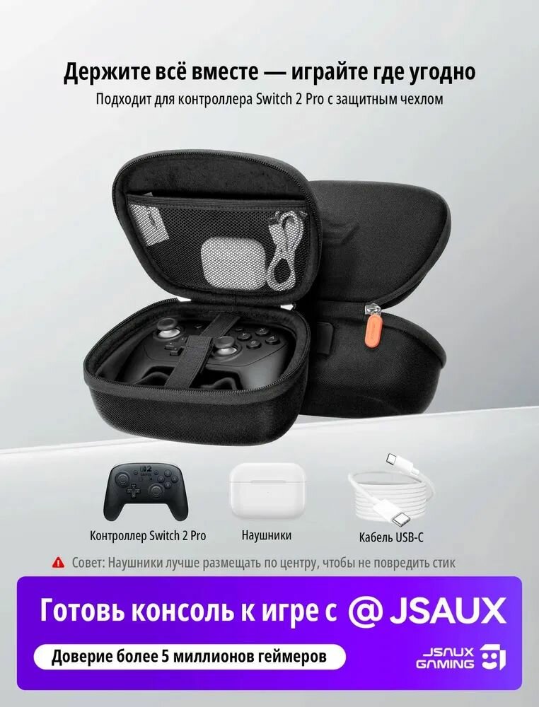 Чехол-кейс для Pro Controller Nintendo Switch 2 JSAUX BG0127 — фото 1