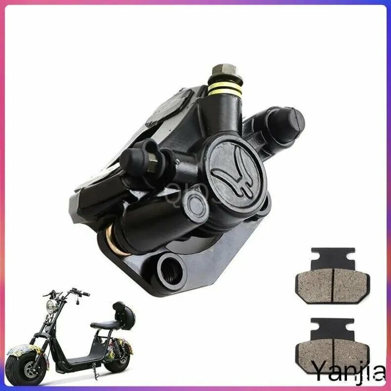 Запчасти тормозных колодок, арт. Передний/задний гидравлический суппорт дискового тормоза мотоцикла с тормозной колодкой для Citycoco Harley, запасные части для электрического автомобиля, скутера