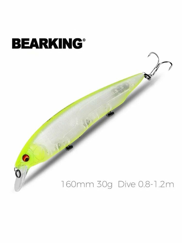 Воблер Bearking Kanata M160, 160мм, 30g, цв. I (заглуб.0,8 -1,2м)