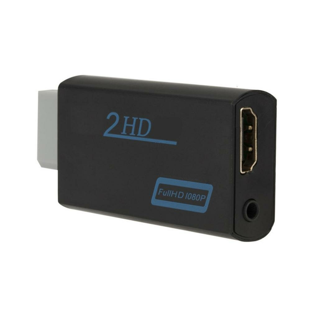 Конвертер видео для консолей в HDMI, 1080P, Черный