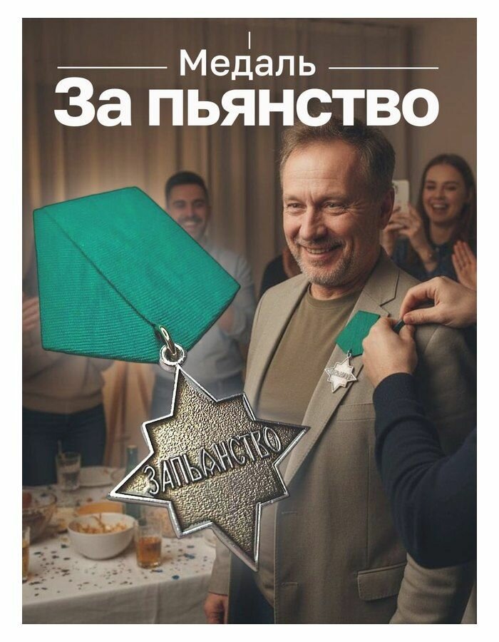 Медаль «За пьянство»