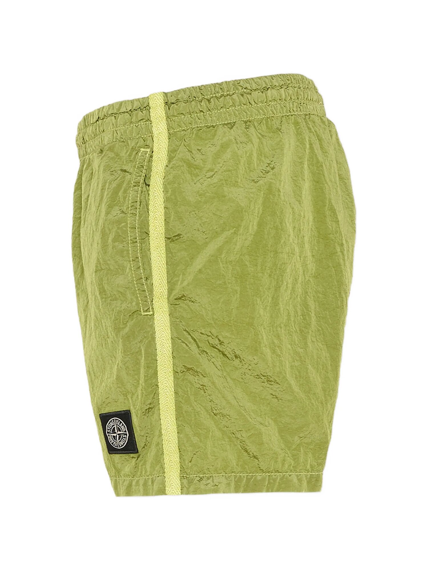 Шорты Stone Island Elasticated logo-patch swim shorts, размер 14 лет, зеленый, — фото 1
