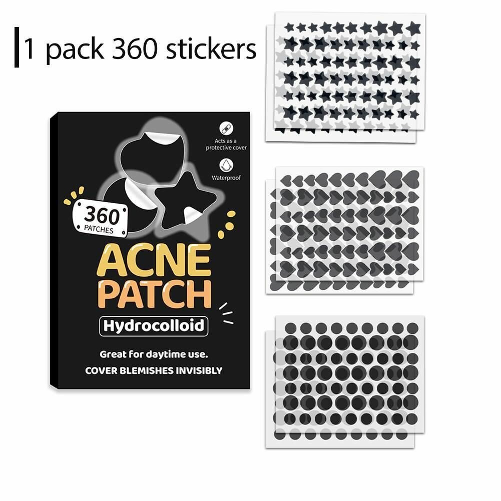 Патчи от прыщей и акне пластыри уходовые точечные, 360шт.
