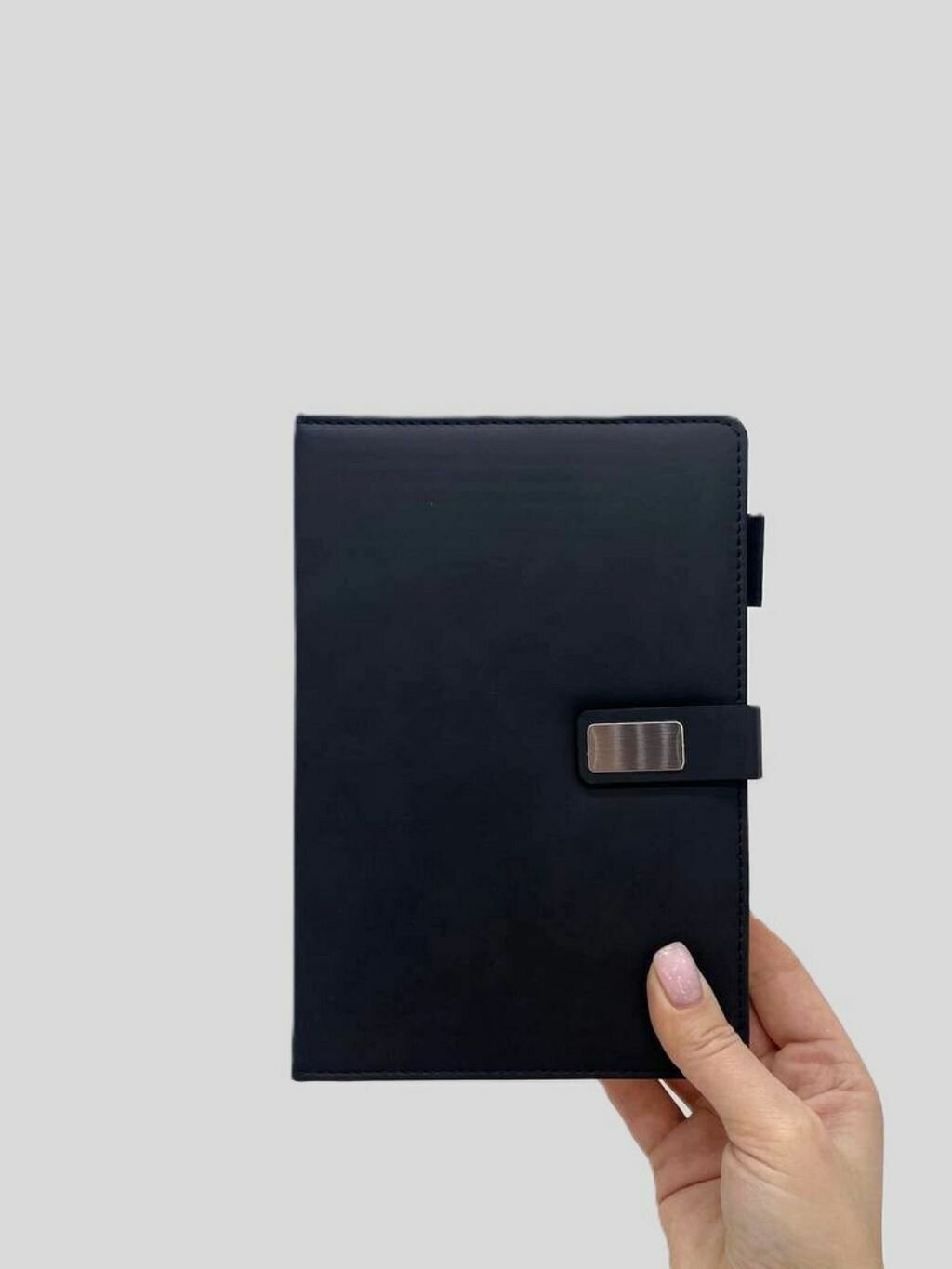 Блокнот А5 в линейку 170л черный (8412-1-xd07)