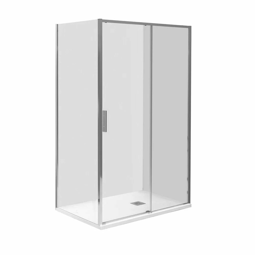 Душевой уголок Aquanet Pleasure Evo AE65-N120-CT без поддона, стеклянный, 120x98, прямоугольный, раздвижной