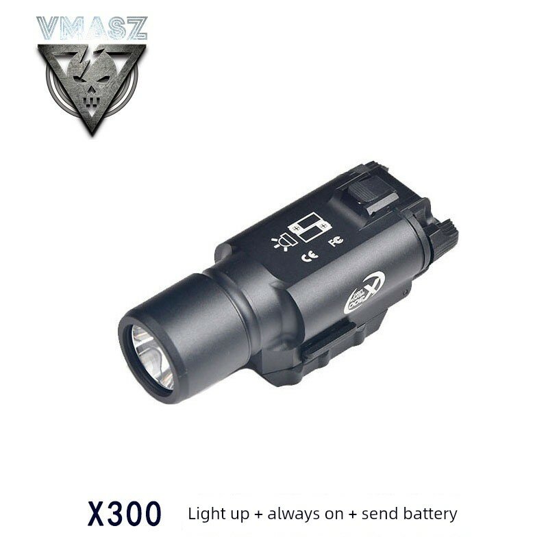 Фонарь VMASZ Streamlight TLR-1 с креплением снизу, 400 стробоскопов, лазер SBAL, фонарь X300U X300 (люмен 400) черный +