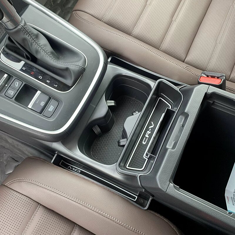 Ящик для хранения стаканов для Honda CR-V и HR-V 2023-2026 гг, органайзер для приборной панели, черный цвет