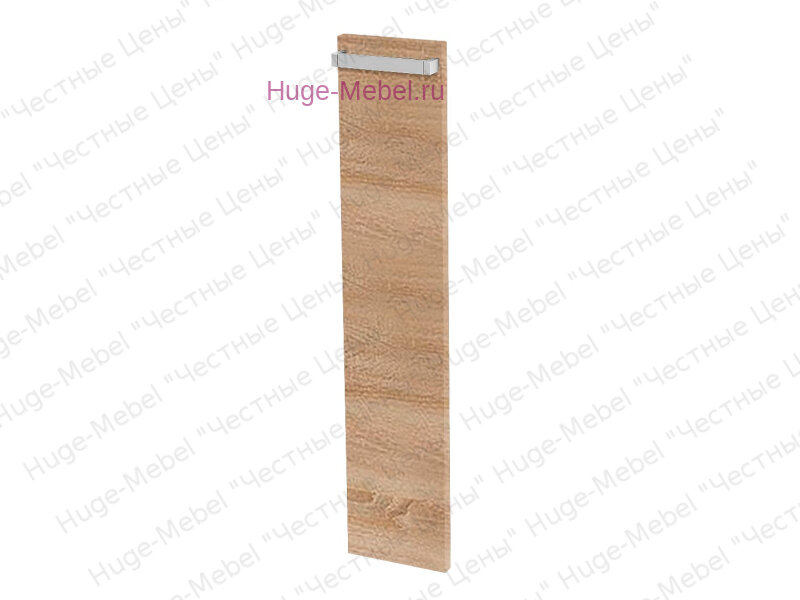 Кухонный фасад Ф-168 дуб сонома (Бетон) Huge Mebel . Ширина 196 Высота 712. Кухонные фасады