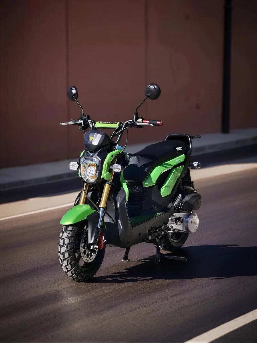 Скутер VMC NAKED 150 см3 (49 см3) (GREEN)