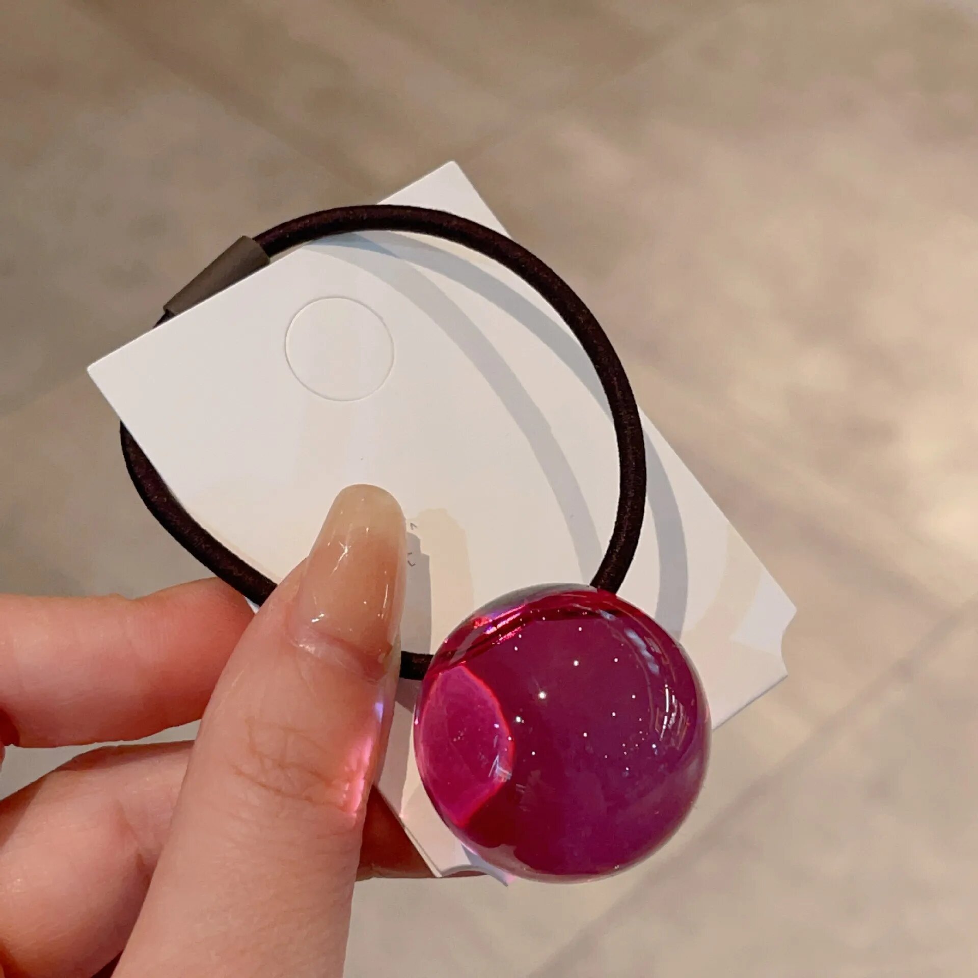 Кавайные бусины для волос rose