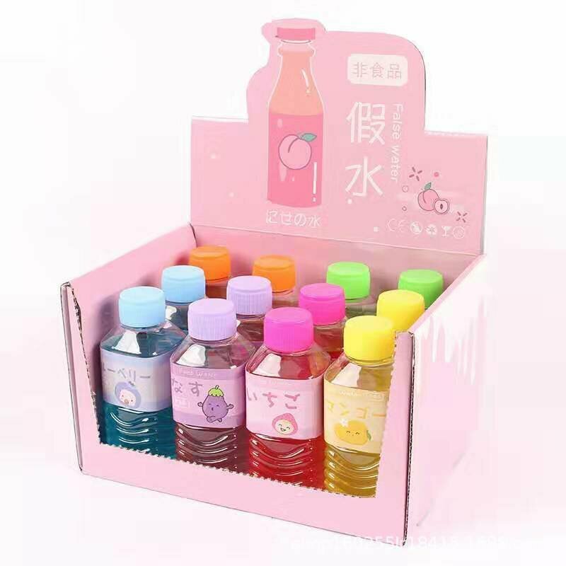 Креативная прозрачная искусственная вода, нелипкая ручная бутылка для напитков, искусственная вода, песок, кожный клей, слайм, носовой слизь, глина для DIY