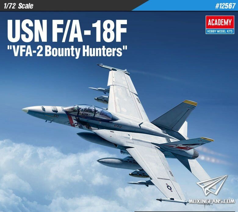 Академия 1/72 Американской эскадрильи охотников за головами F/A-18F VFA-2 12567
