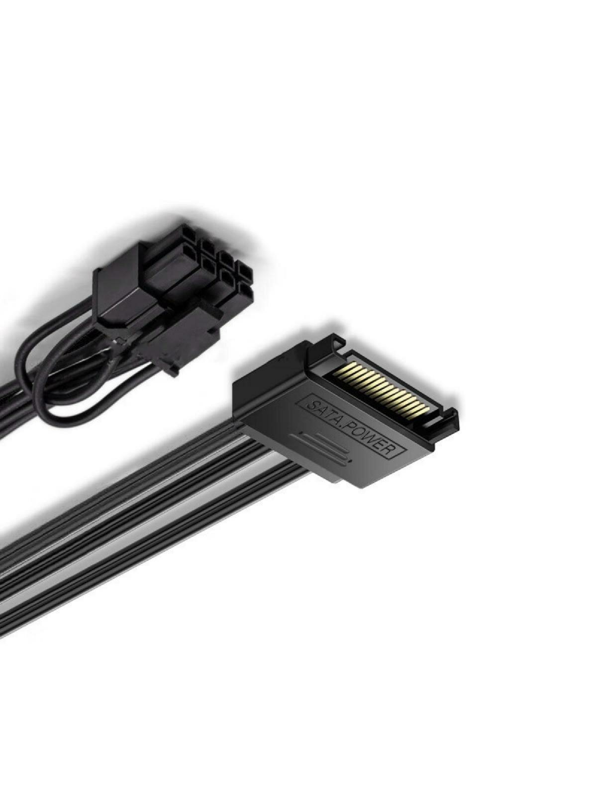 Кабель питания Sata15Pin-8PIN для видеокарты Кабель адаптера питания