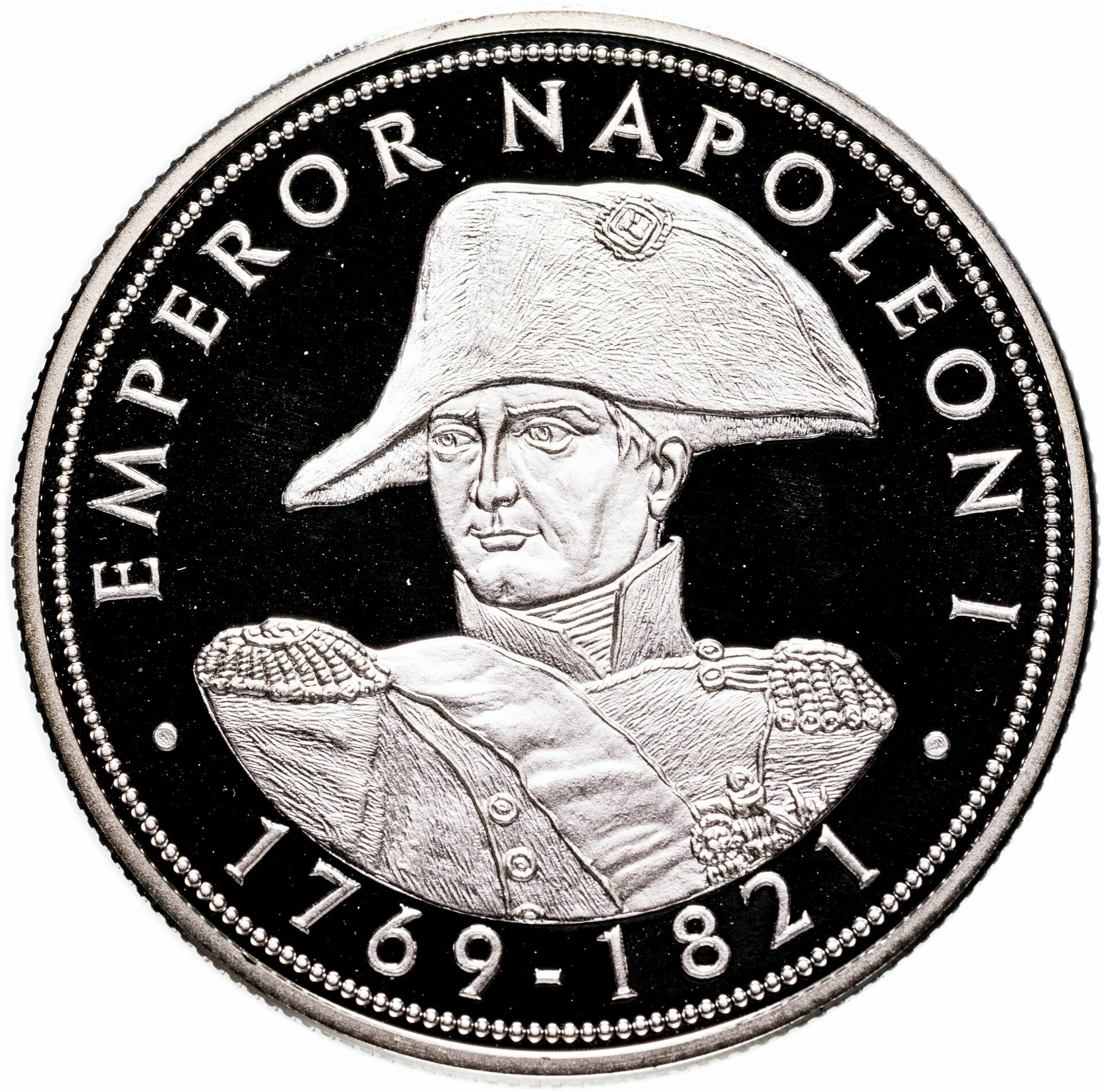 Сомали 250 шиллингов 2001 "Наполеон", Серебро 925, в сохранности Proof