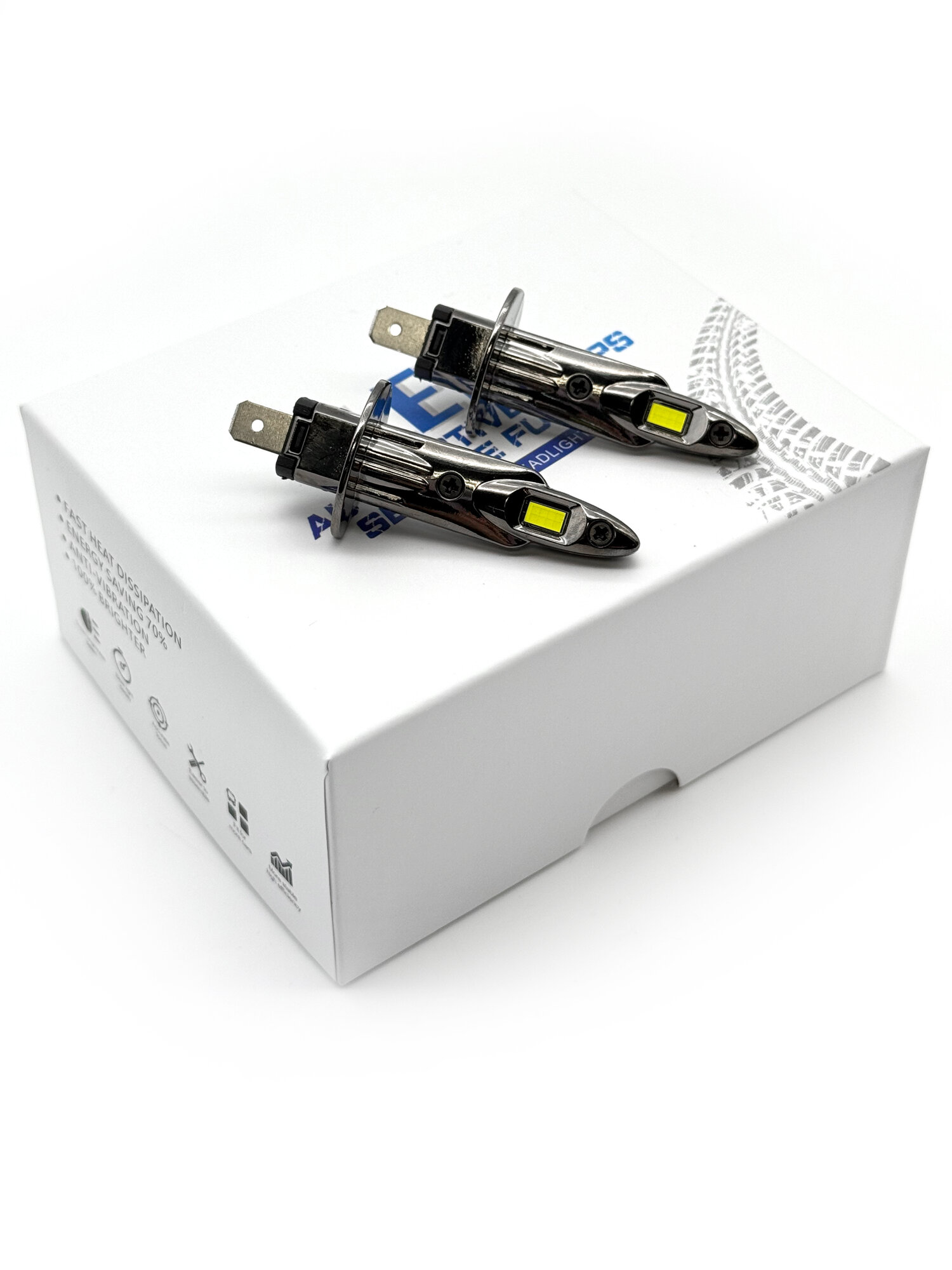 Светодиодные лампы H1 LED для Renault Kaptur / led лампы Н1 на Рено Каптюр взамен галогену н1