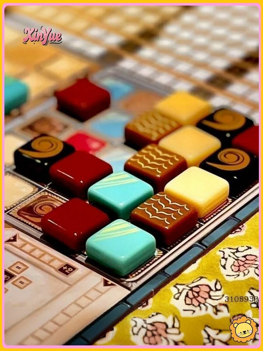 Эксклюзивная настольная игра AZUL Master Chocolatier 2022 года, созданная для двоих и семейного досуга, языконезависимая версия с рейтингом 8 из 10