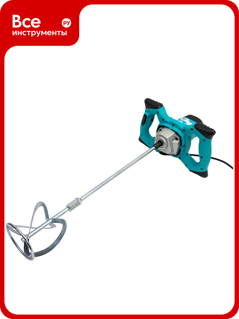 Миксер строительный Turbosky 1050W 492, облегчает работу