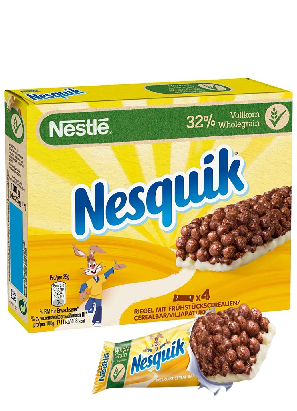 Батончик Nestle Nesquik Cerealien Rigel /Несквик Ригель, 4*25г