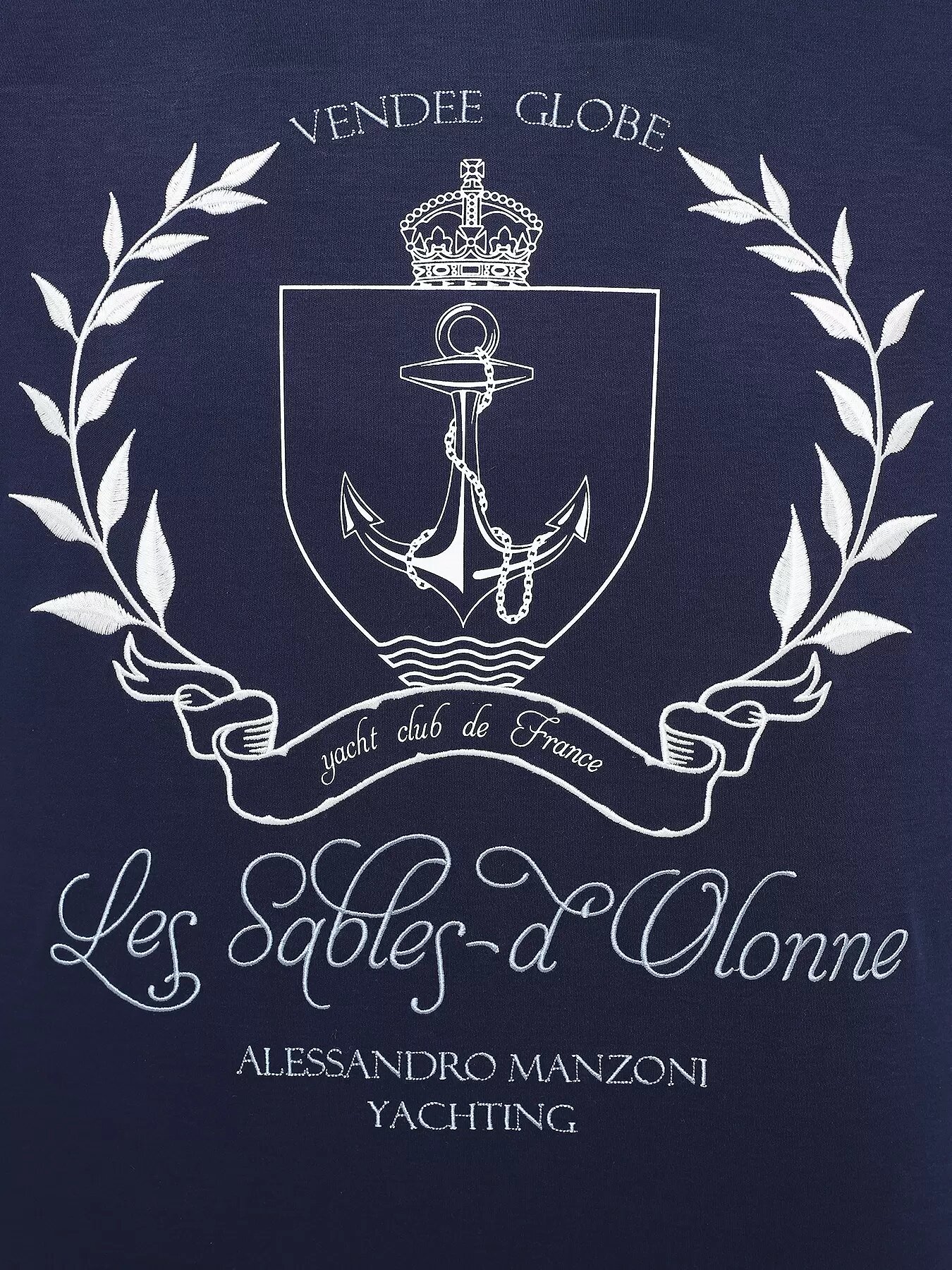 Лонгслив Alessandro Manzoni Yachting, размер 50, , темно-синий — фото 1