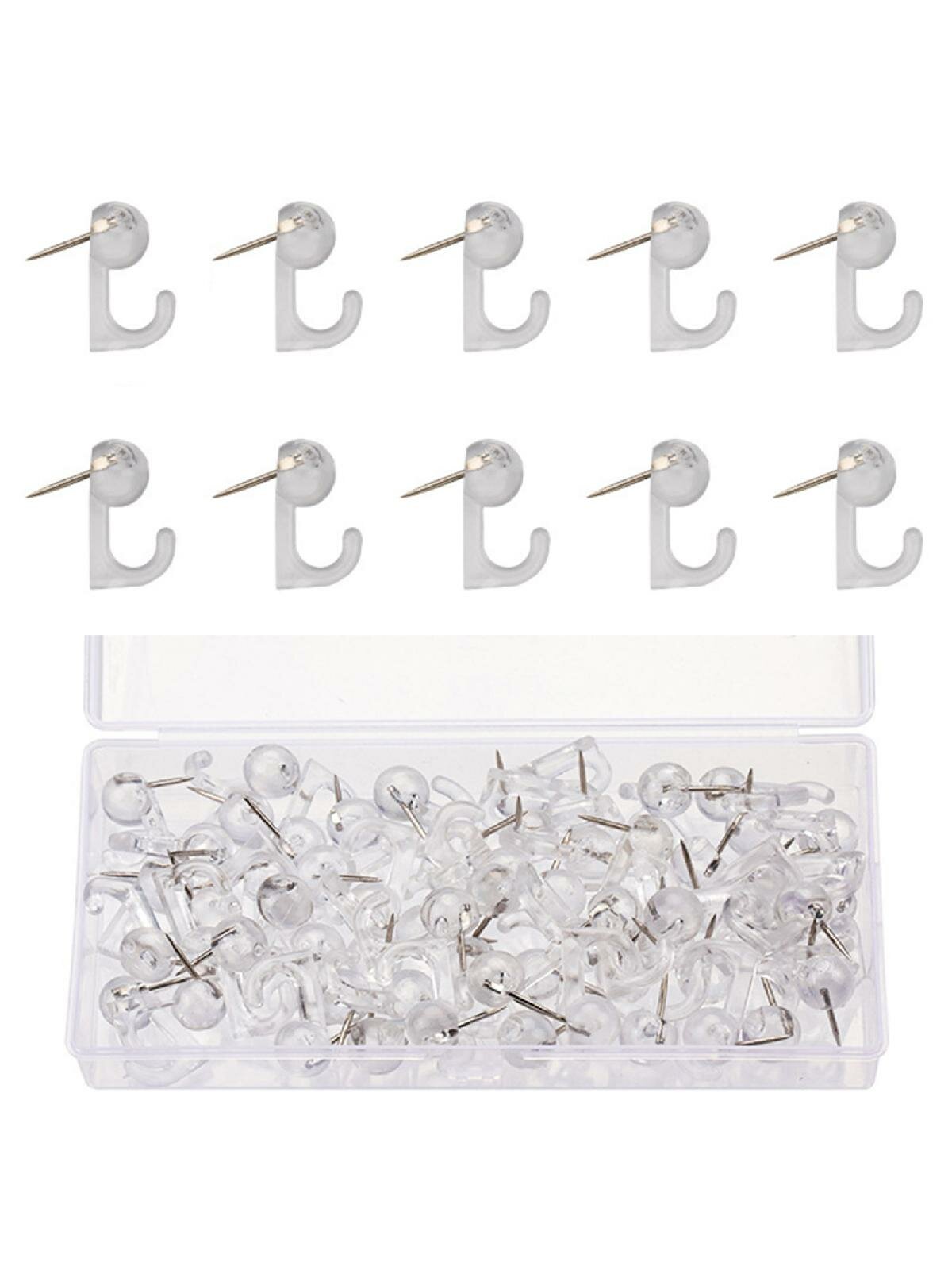 50/60/80/160 шт. Пробковая доска для объявлений Декоративные кнопки для подвешивания на стену