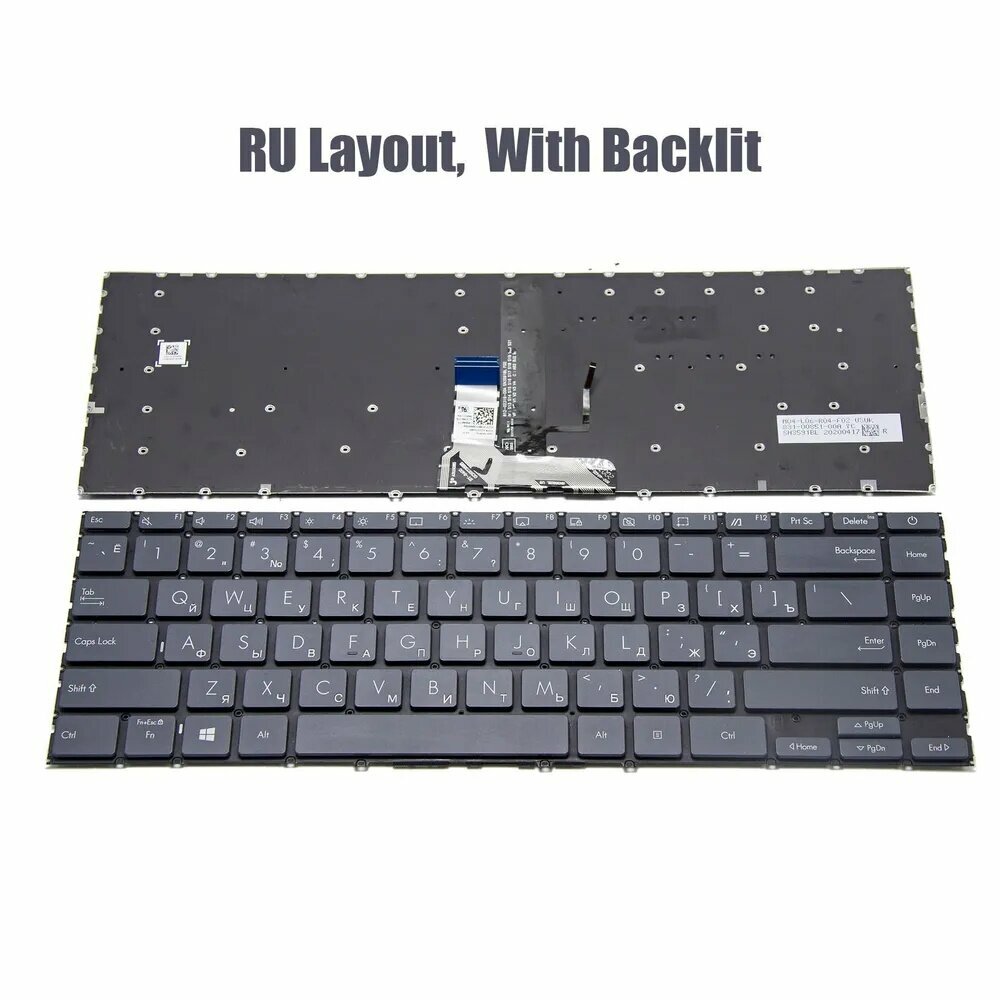 КлавиатураA UX425E UX425EA U4700 UM425 UM425I UM425IA UM425QA С подсветкой
