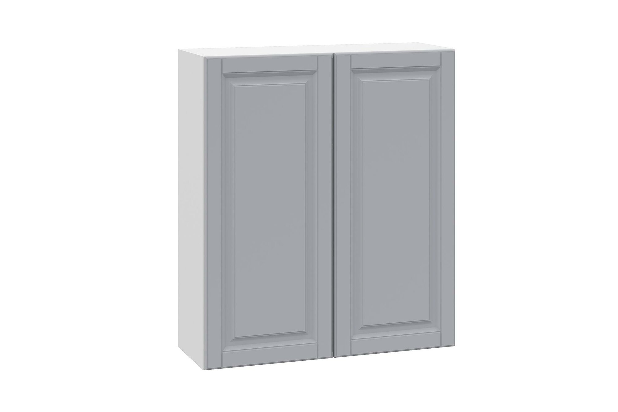 Шкаф верхний высокий Нонтон Калеста, 80x29x91 см, белый / серебряный песок